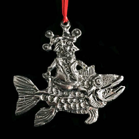 Elf on a Fish Ornament – Don Drumm Studios