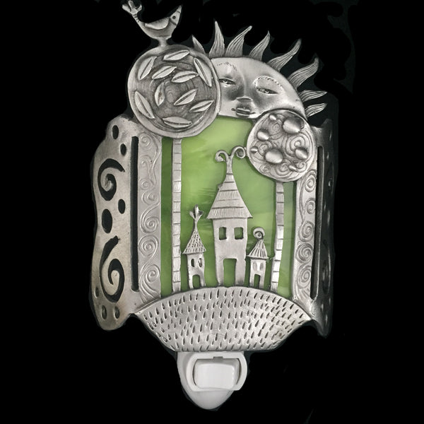 Leandra Drumm "Sunny Town" Night Light – Don Drumm Studios