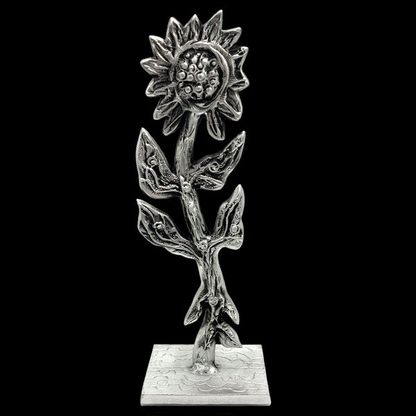 Flower Stem Sculpture on Base – Don Drumm Studios
