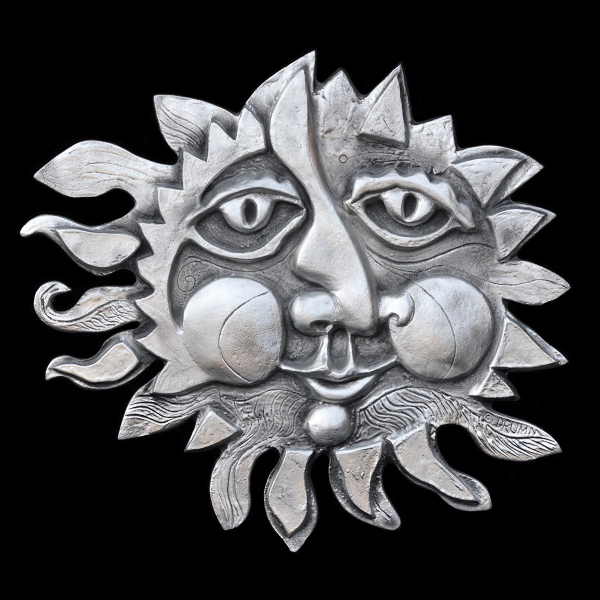 Large Classic Sun Face Wall Sculpture – Don Drumm Studios